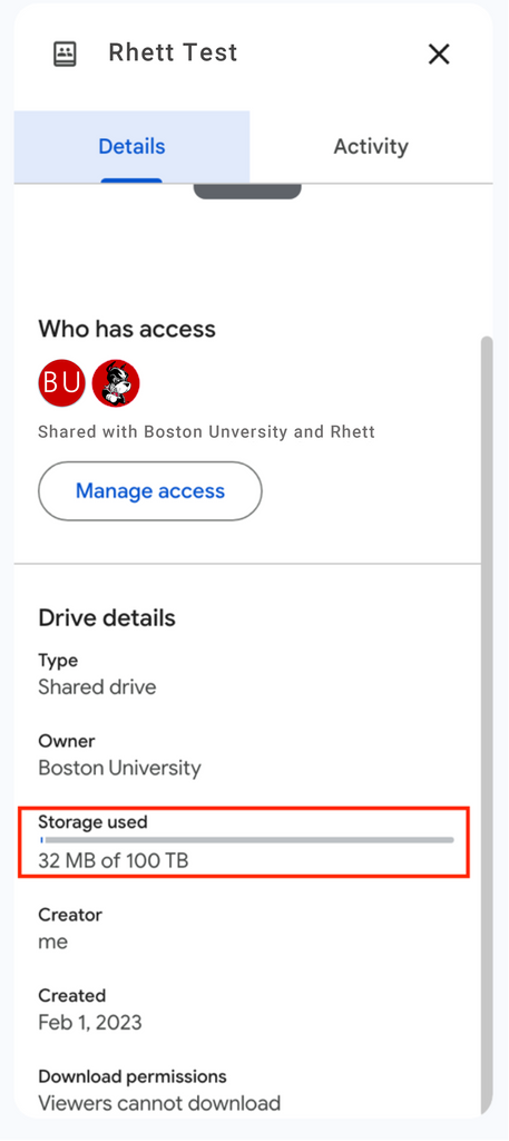 Google Storage FAQs : TechWeb : Boston University