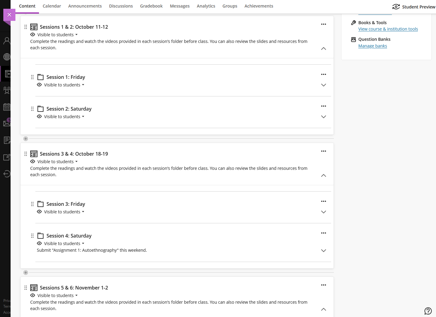 Blackboard from Start to Finish : TechWeb : Boston University